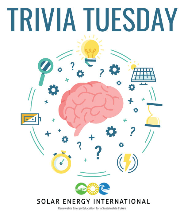 Trivia Tuesday: play to win FREE online training with SEI! - Solar ...